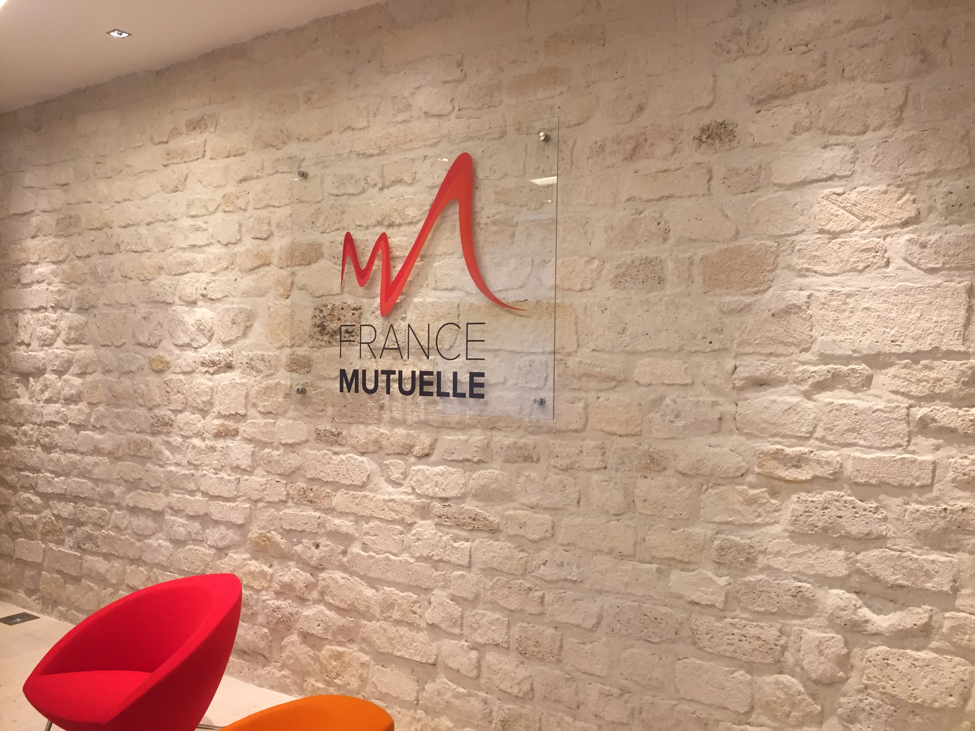 Plaque signalétique en verre - Atelier du verre créations